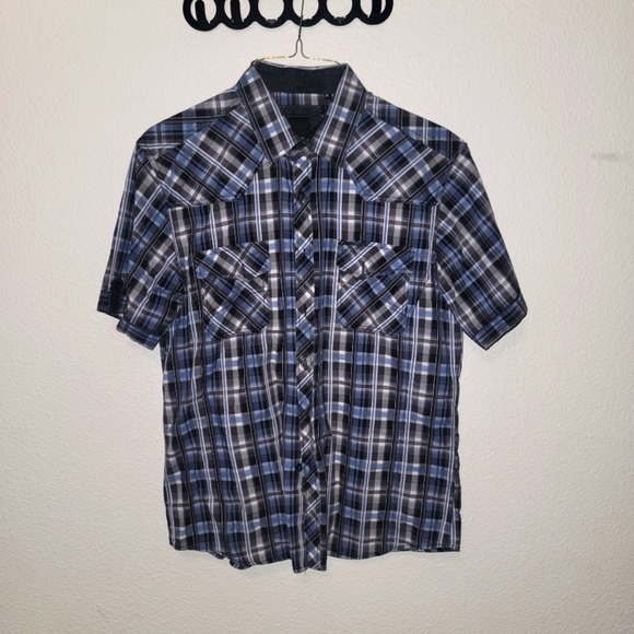 7 Diamonds | Shirts | 7 Diamonds Button Up Short Sleeve Shirt Mens Xl ...